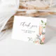 Petals And Prosecco Thank You Card | Zazzle