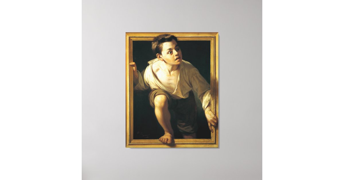 Pete Borrell del Caso: Escaping Criticism Canvas Print | Zazzle