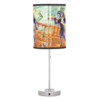 Peter Pan And Captain Hook Table Lamp | Zazzle