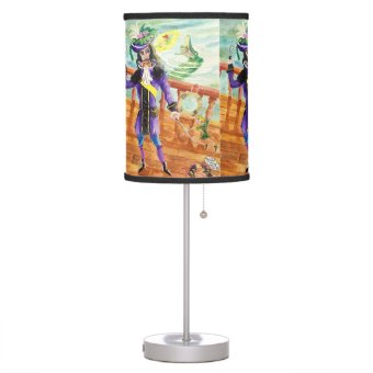 Peter Pan And Captain Hook Table Lamp | Zazzle