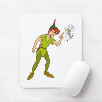 Peter Pan and Tinkerbell Disney Mouse Pad | Zazzle
