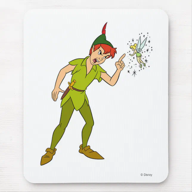Peter Pan and Tinkerbell Disney Mouse Pad | Zazzle