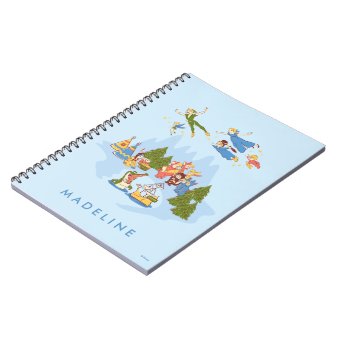Peter Pan Flying over Neverland Notebook | Zazzle