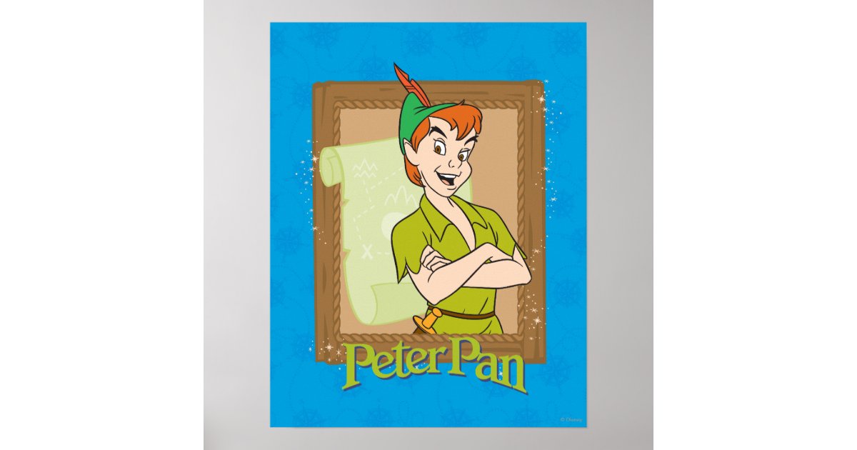 Peter Pan - Frame Poster | Zazzle