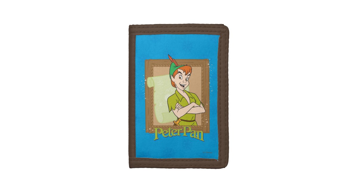 Peter Pan - Frame Tri-fold Wallet | Zazzle