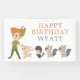 Peter Pan Neverland | First Birthday Welcome Banner | Zazzle