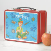 Peter Pan Sitting Down Metal Lunch Box | Zazzle