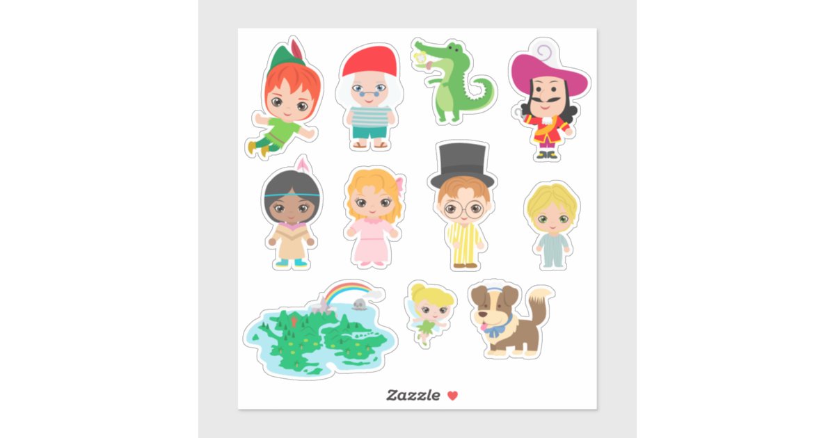 Peter Pan Sticker | Zazzle