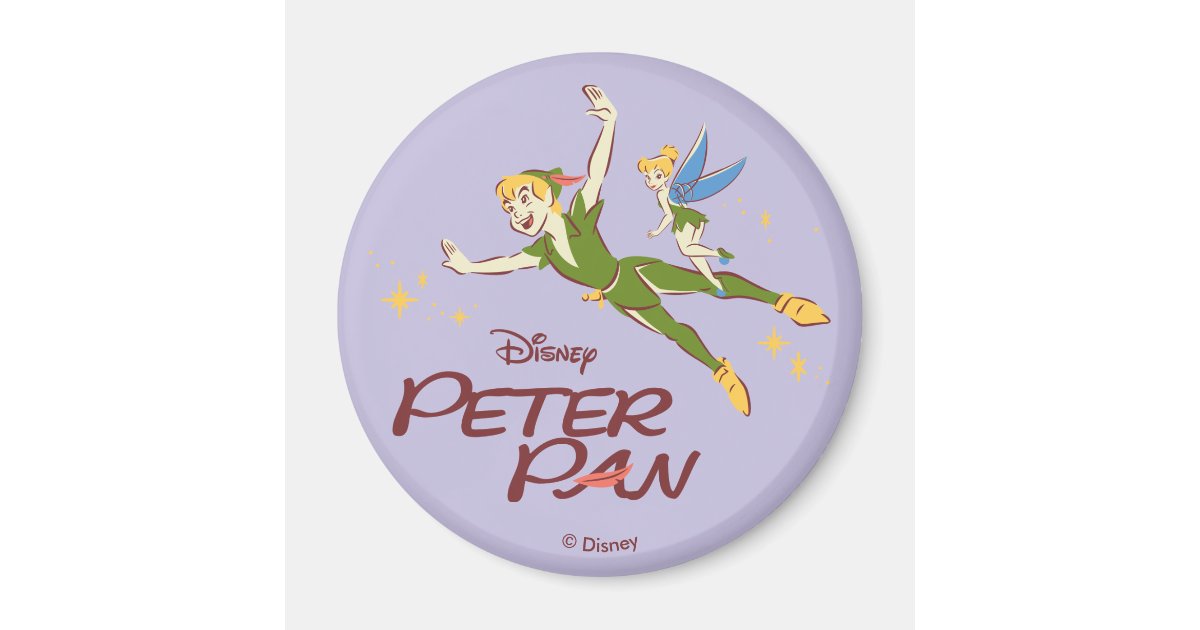 Peter Pan & Tinkerbell Magnet | Zazzle