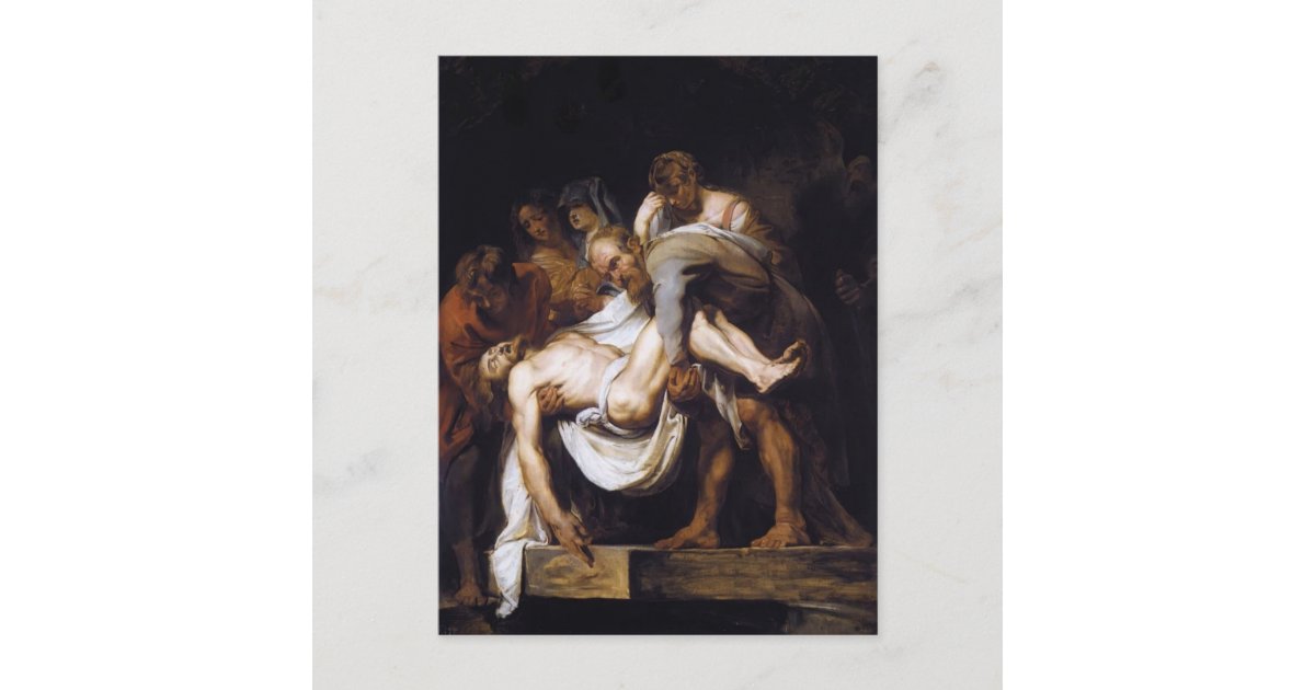 Peter Paul Rubens- The Entombment Postcard | Zazzle