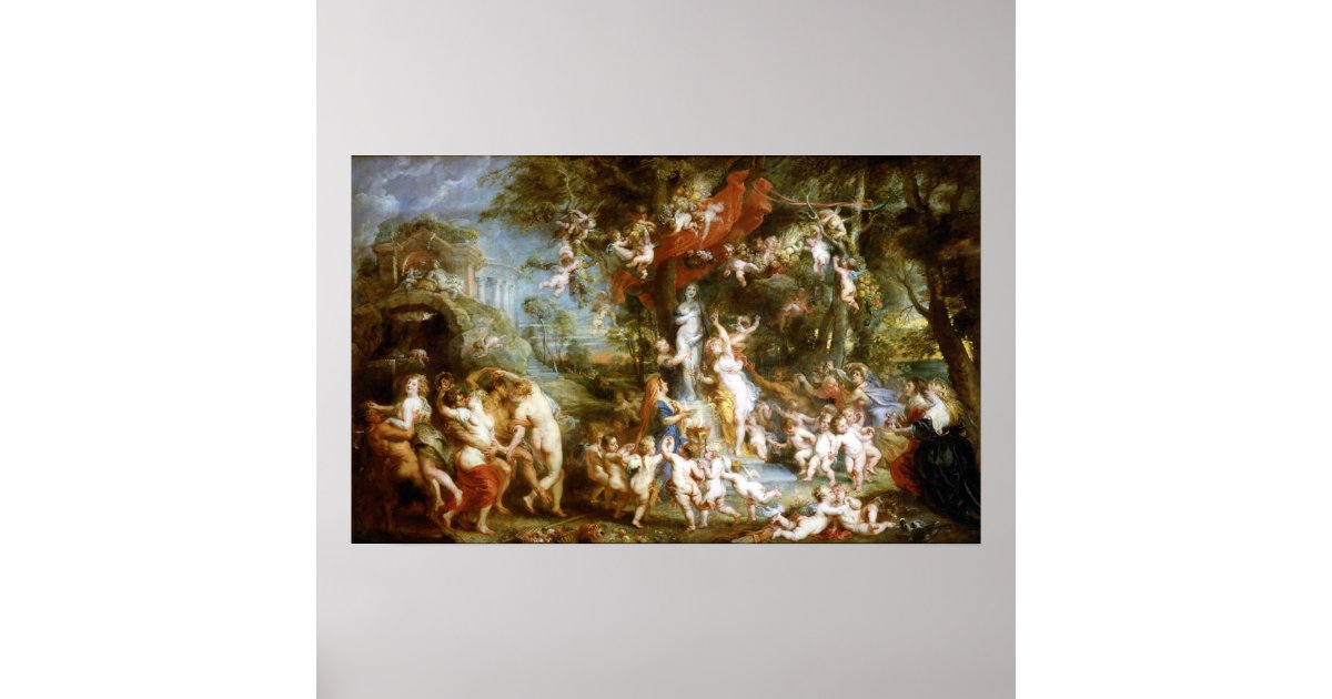 Peter Paul Rubens The Feast of Venus Poster | Zazzle