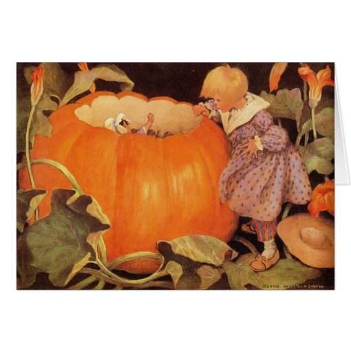 Peter, Peter, Pumpkin-Eater Nursery Rhyme - Card | Zazzle