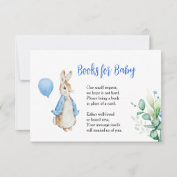 Peter Rabbit Books For Baby card | Zazzle