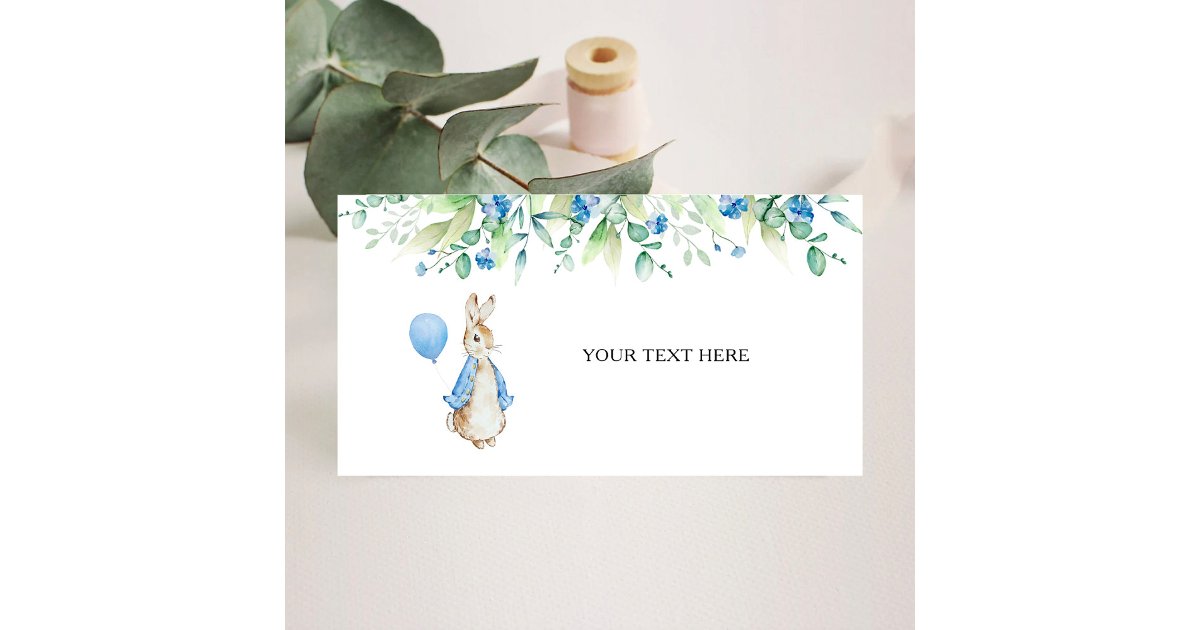 Peter Rabbit Custom notes Enclosure Cards | Zazzle