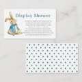 Peter Rabbit Display Shower Boy Baby Shower Enclosure Card | Zazzle