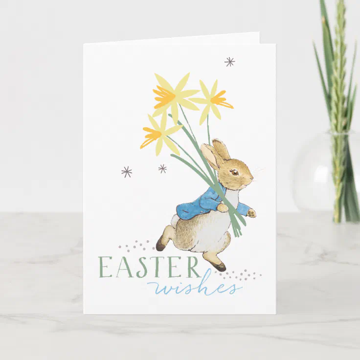 Peter Rabbit | Easter Wishes Card | Zazzle
