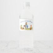 Peter rabbit fall baby shower tableware water bottle label | Zazzle