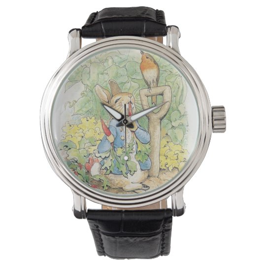 Peter Rabbit In The Garden - Beatrix Potter Watch | Zazzle.com