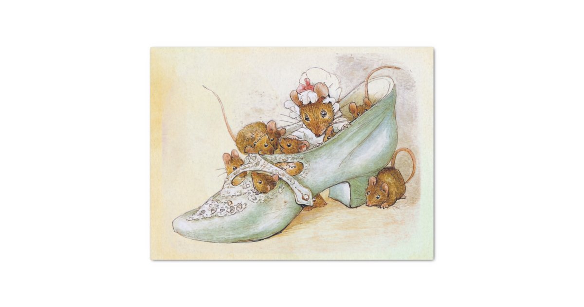 Peter Rabbit (mice 1) Tissue Paper | Zazzle
