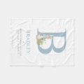 Peter Rabbit | Personalized Letter B Fleece Blanket | Zazzle