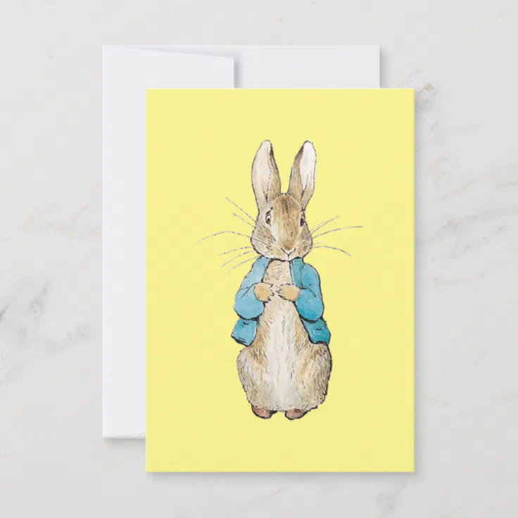 Peter Rabbit Thank You Card | Zazzle