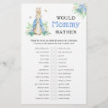 Peter Rabbit Would Mommy Rather Baby Game | Zazzle