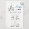 Peter Rabbit Would Mommy Rather Baby Game | Zazzle
