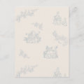 Peter Rabbit's mom Baby Shower Book request Enclosure Card | Zazzle