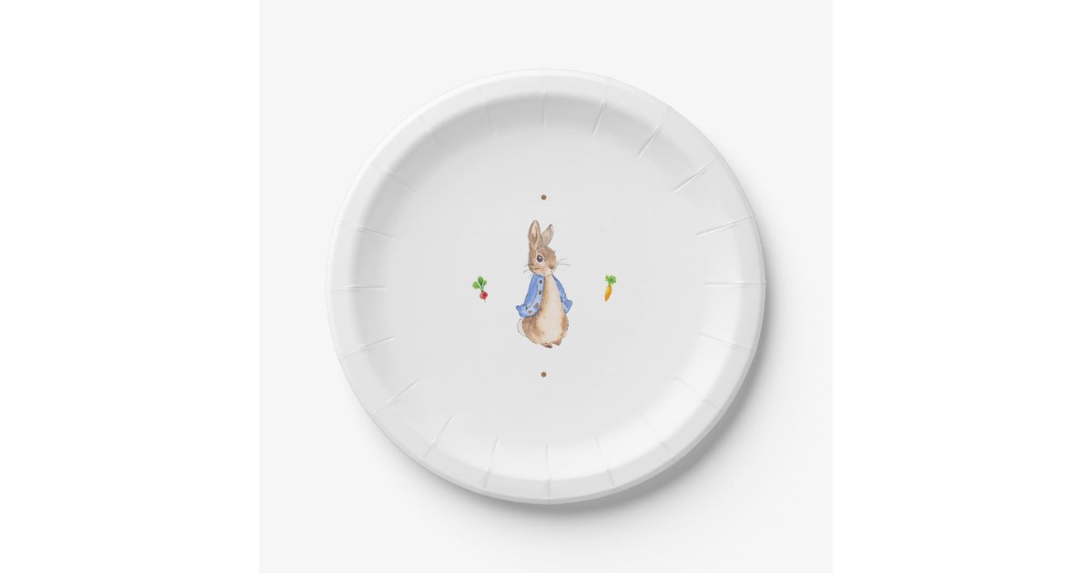 Peter the Rabbit Paper Plates | Zazzle