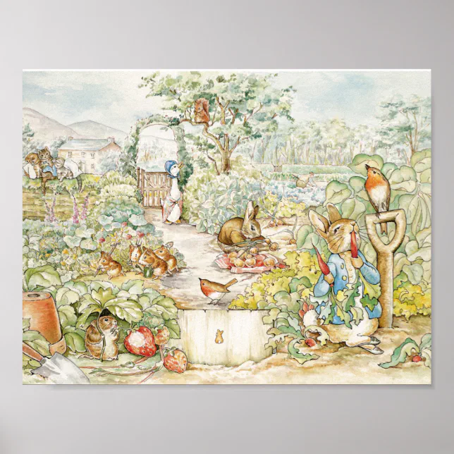Peter the Rabbit Poster | Zazzle
