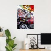 Peterbilt 359 dash poster | Zazzle