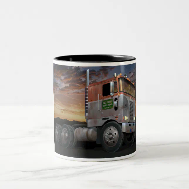 Peterbilt Cabover Two Tone Coffee Mug | Zazzle