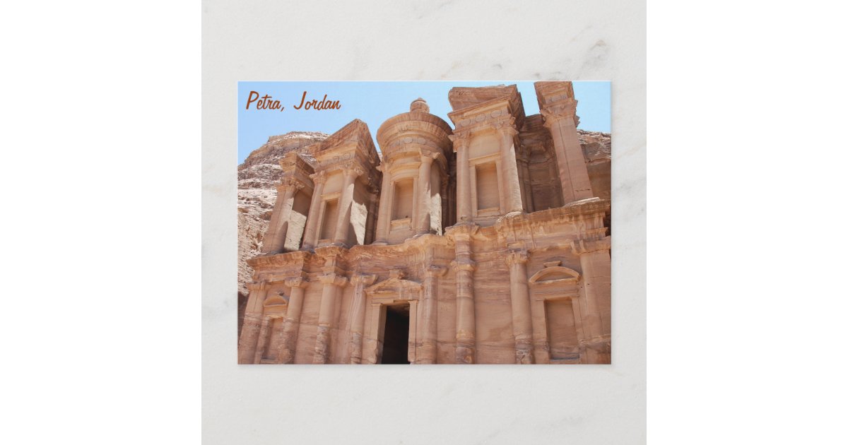 Petra Jordan Palace Tomb Postcard | Zazzle