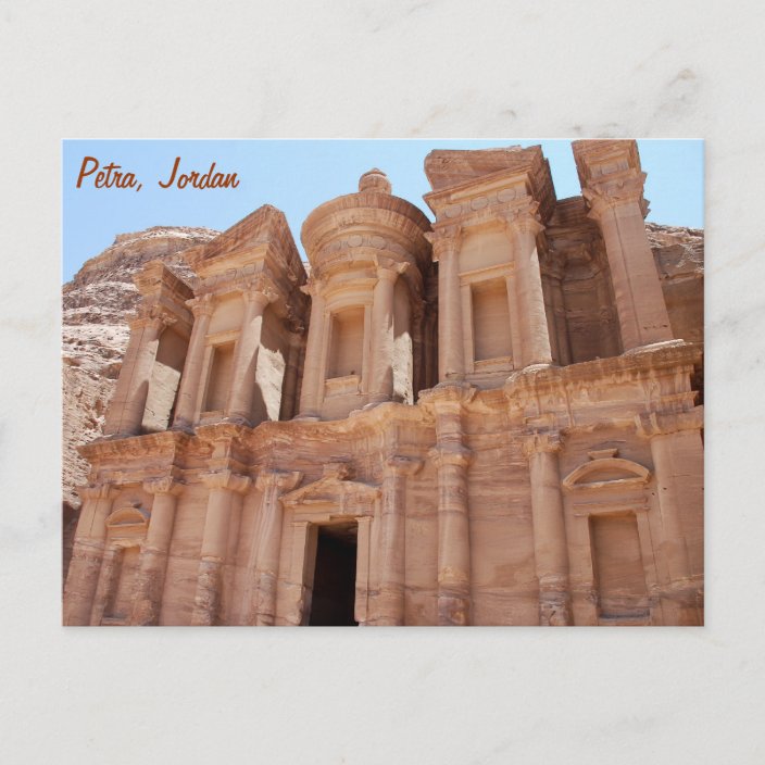 Petra Jordan Palace Tomb Postcard | Zazzle.com