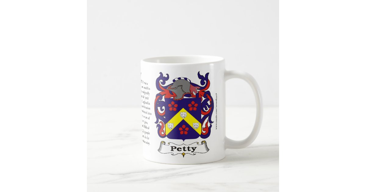 Petty Family Coat of Arms Mug | Zazzle
