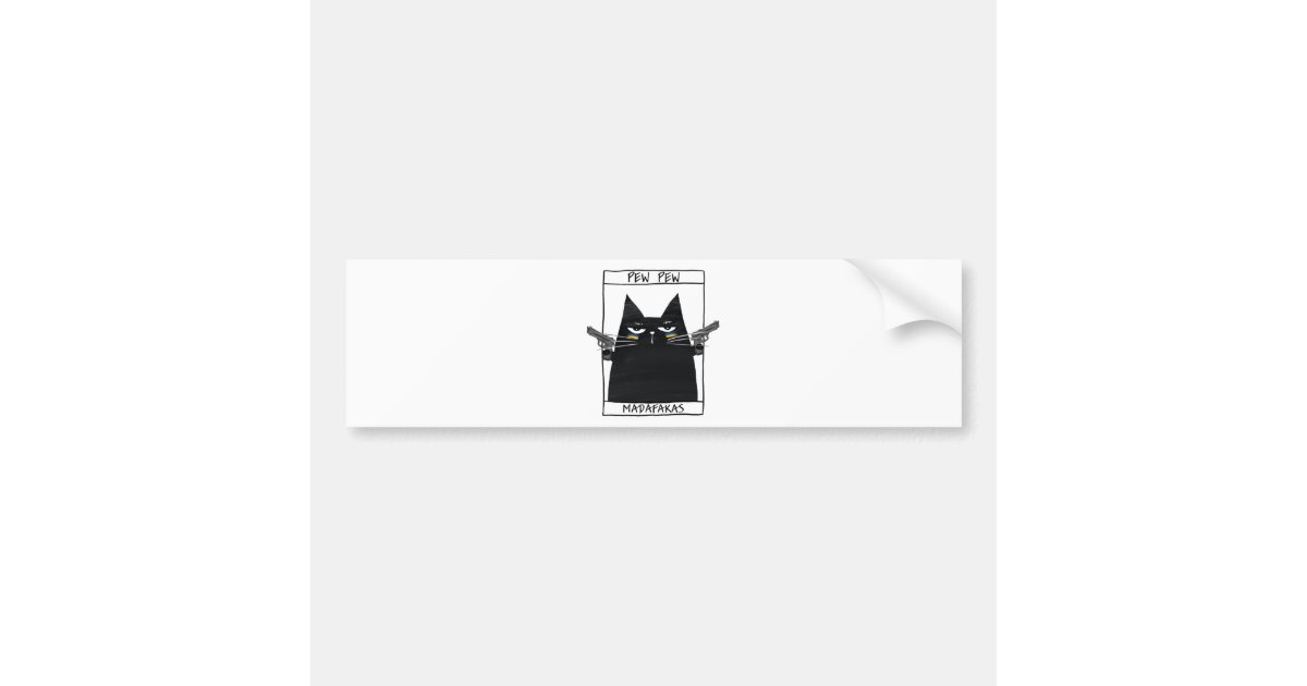 Pew Pew Madafakas Bumper Sticker | Zazzle