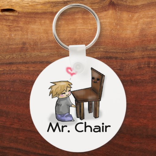 Pewdiepie Mr. Chair Keychain | Zazzle