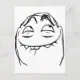 PFFTCH Laughing Rage Face Comic Meme Postcard | Zazzle