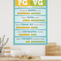 PG vs VG Infographic Poster | Zazzle