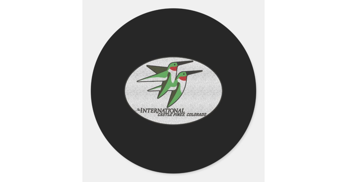 Pga Tour The International Castle Es Classic Round Sticker | Zazzle