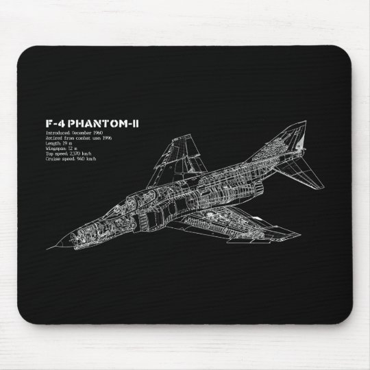 Phantom Fighter Jet (Supersonic Aircraft) Pilot Mouse Pad | Zazzle.com