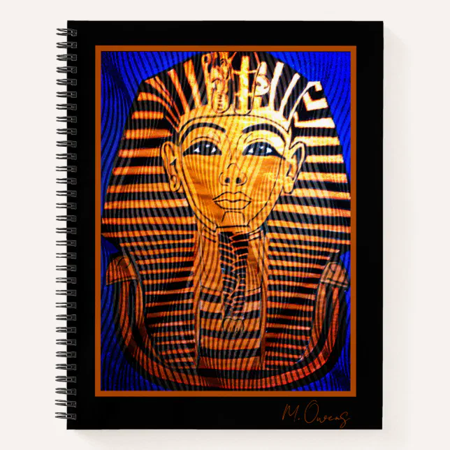 Pharaoh Ancient Egyptian Style Notebook | Zazzle