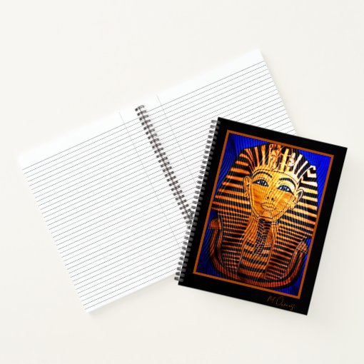 Pharaoh Ancient Egyptian Style Notebook | Zazzle