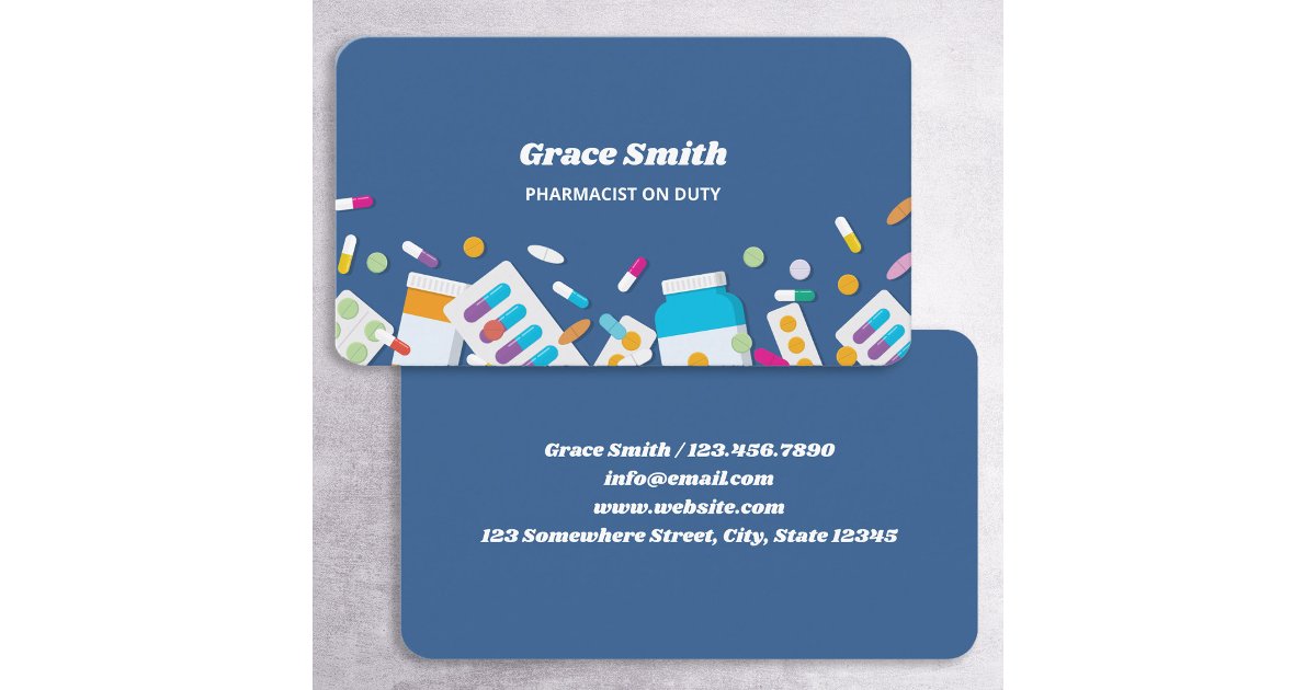Pharmaceutical Business Card | Zazzle