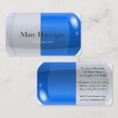 PHARMACIST - blue pill pharmacy Business Card | Zazzle