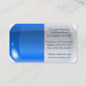 PHARMACIST - blue pill pharmacy Business Card | Zazzle