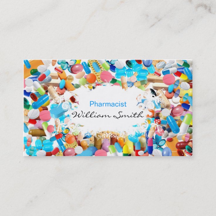 Pharmacist Business Card | Zazzle