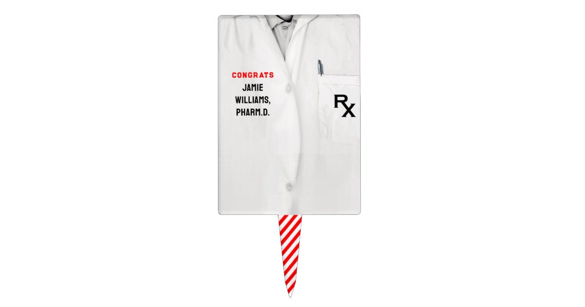 Pharmacist Congrats Cake Topper | Zazzle