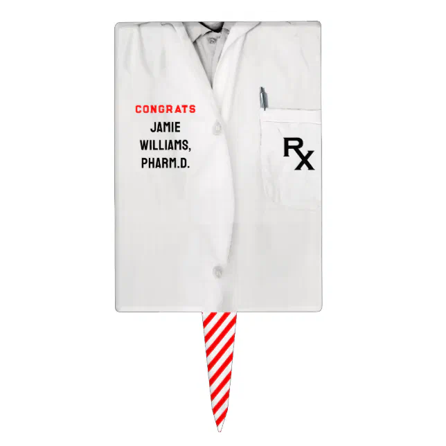 Pharmacist Congrats Cake Topper | Zazzle