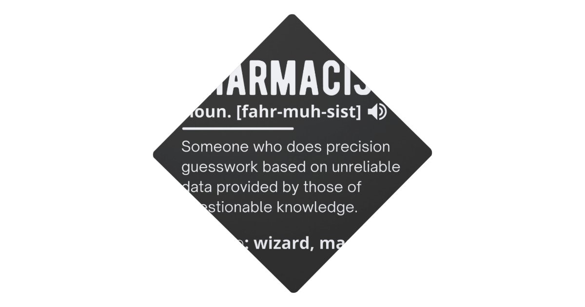 pharmacist graduation cap topper | Zazzle